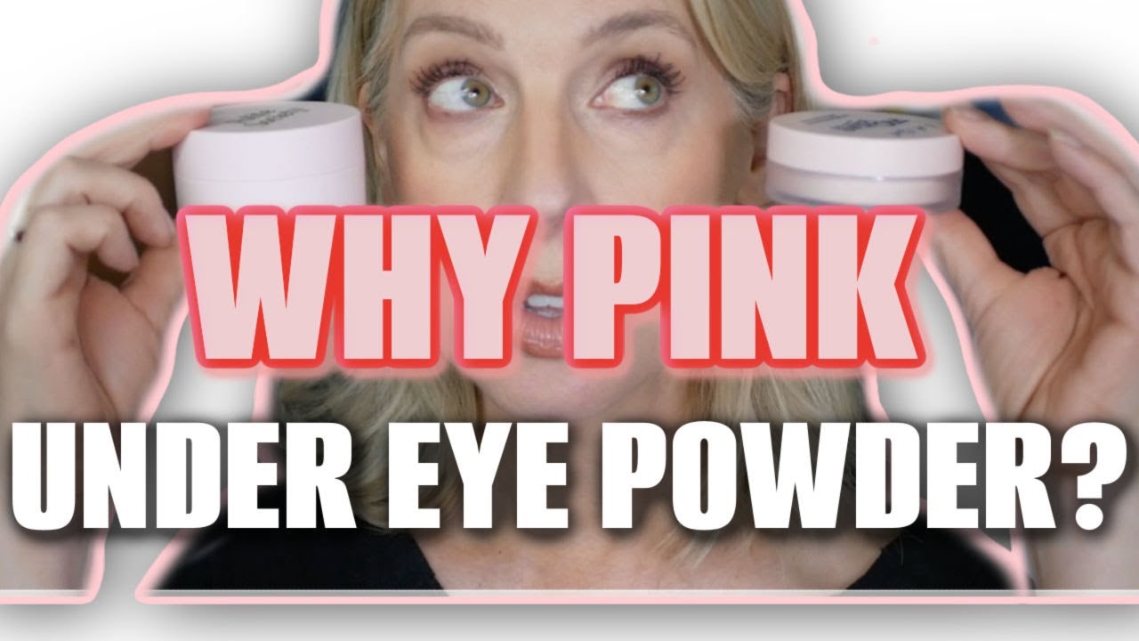 WHY PINK UNDER EYE POWDER? tips and tricks Over 50 👁️🌸 - YouTube