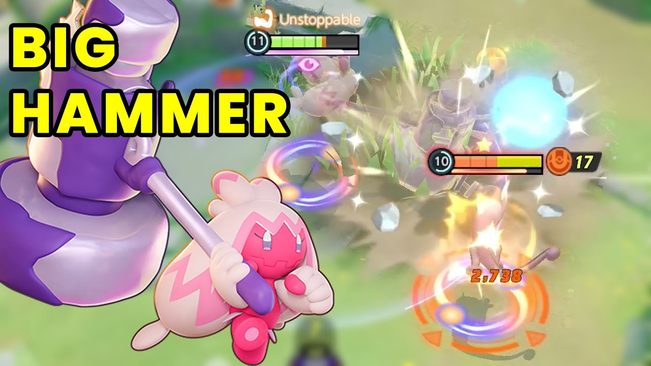 Stacking the Hammer Tinkaton - Pokémon Unite Tinkaton Gameplay - YouTube