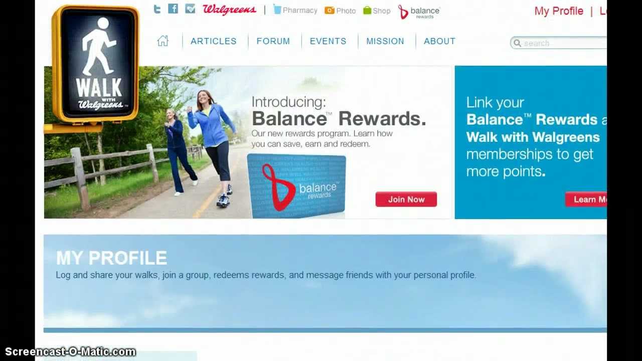 Walgreens Balance Rewards *How-To* - YouTube