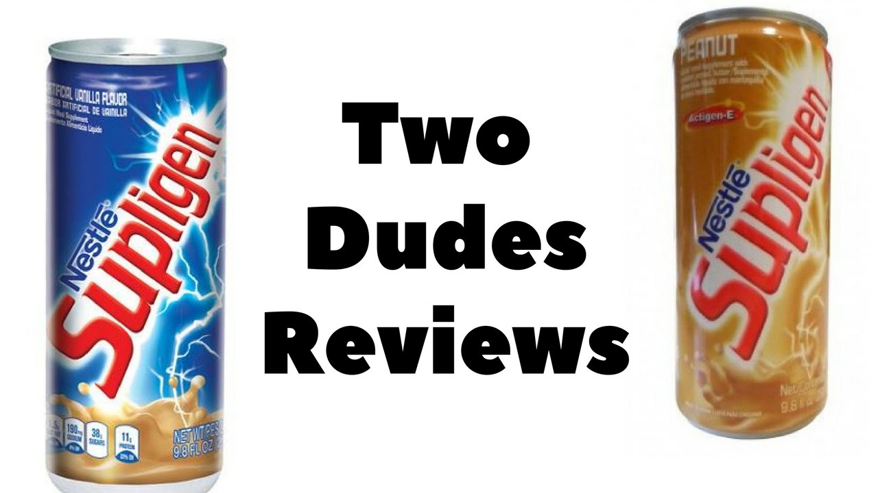 Nestle Supligen Peanut & Vanilla - Two Dudes Reviews - YouTube