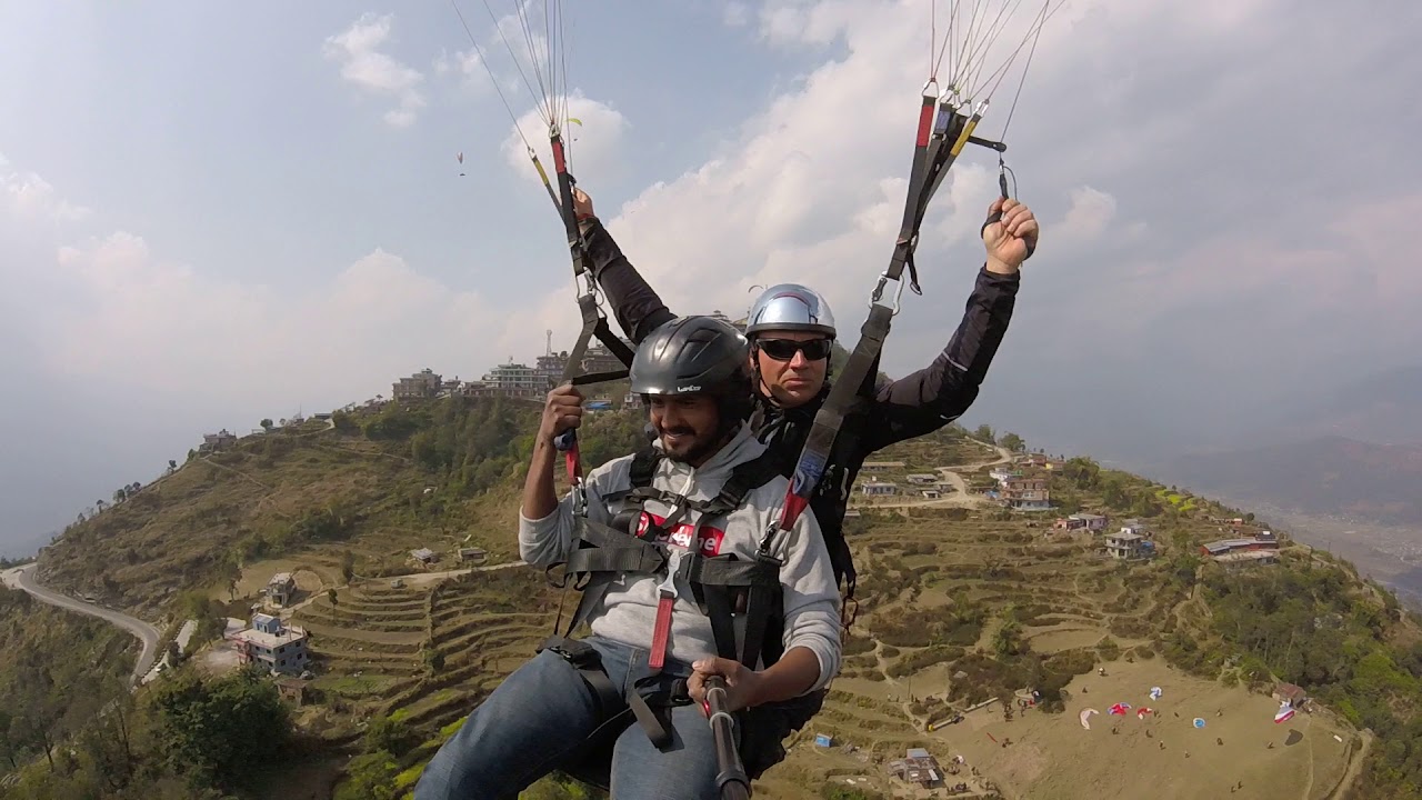 Pyara glaiding in pokhara - YouTube