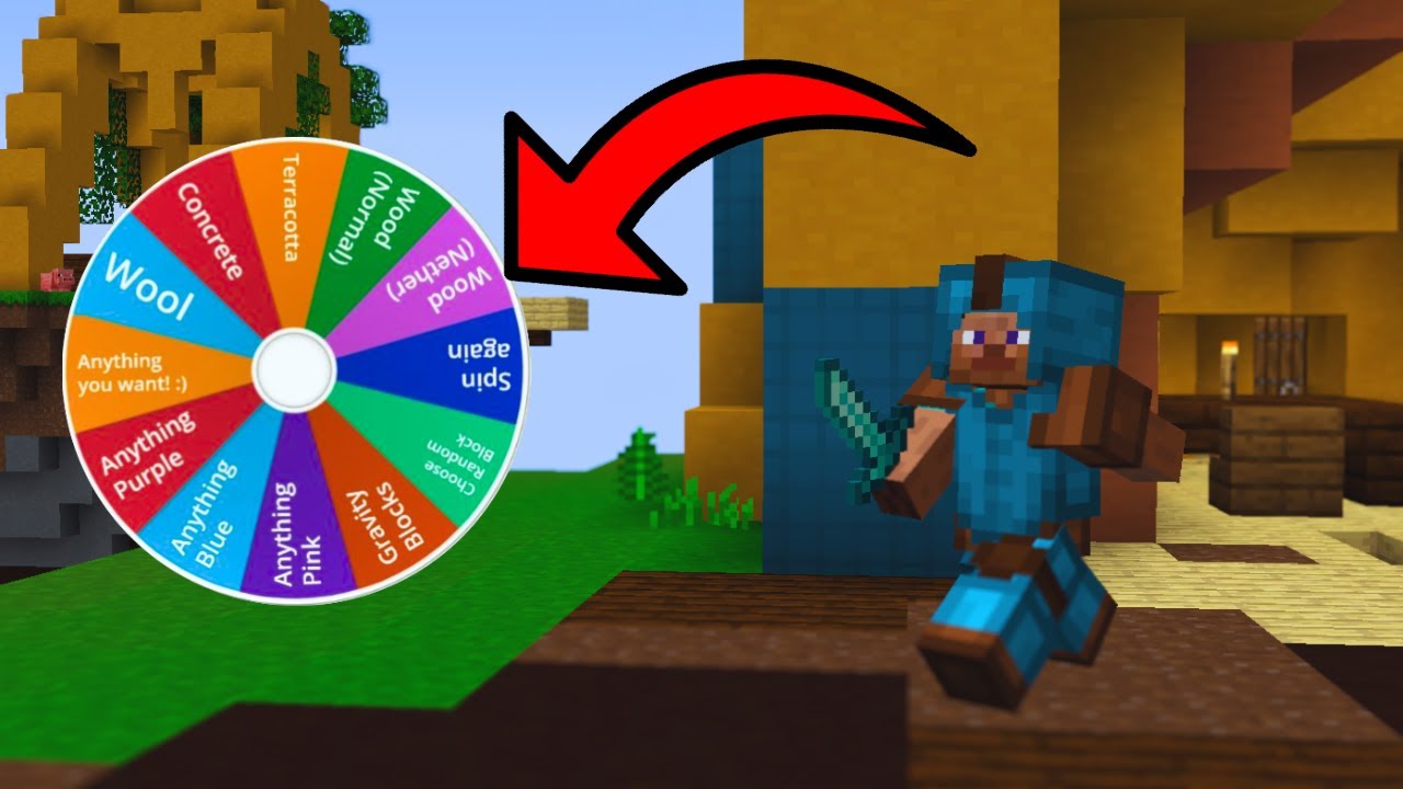 Bedwars But the Wheel Chooses What I Do - YouTube