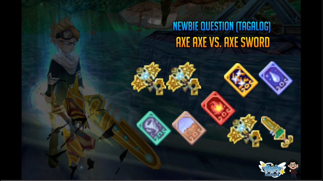 FlyFF Universe - Double Axe or Axe Sword? (Tagalog) - YouTube