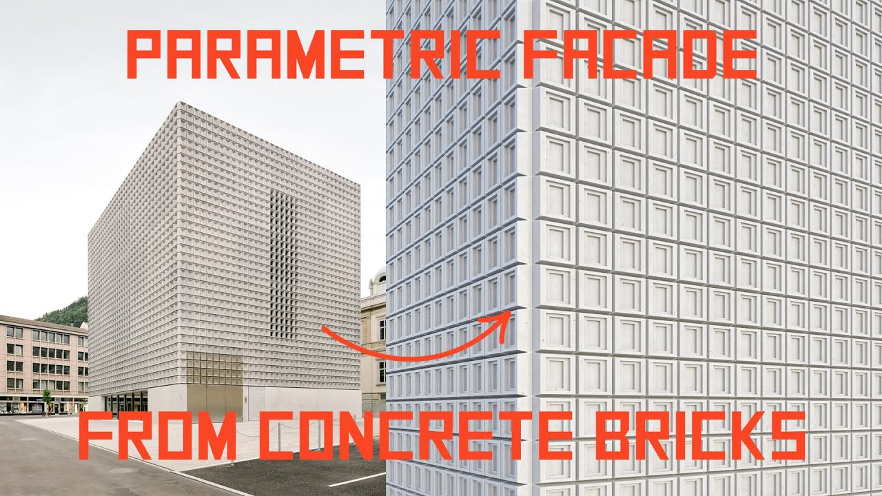 Modeling Parametric Facade in Revit - YouTube