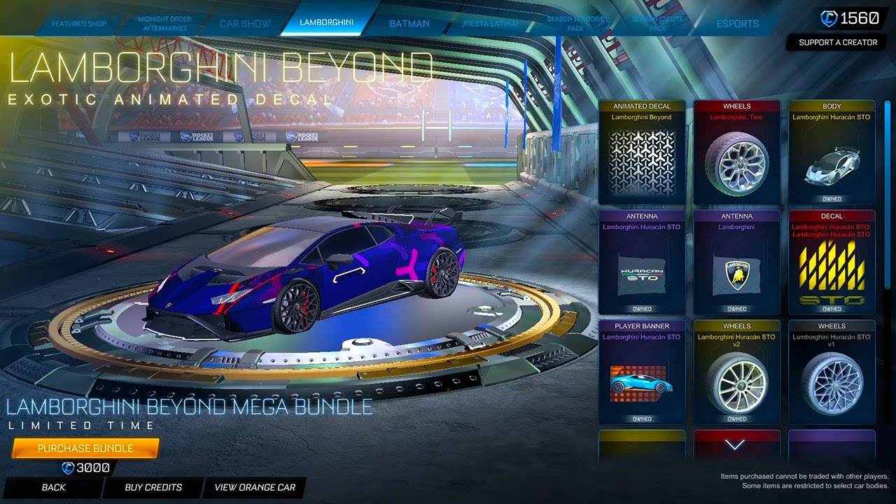 *NEW* Lamborghini Beyond Mega Bundle!! (NEW EXOTIC DECAL!!) - Rocket ...