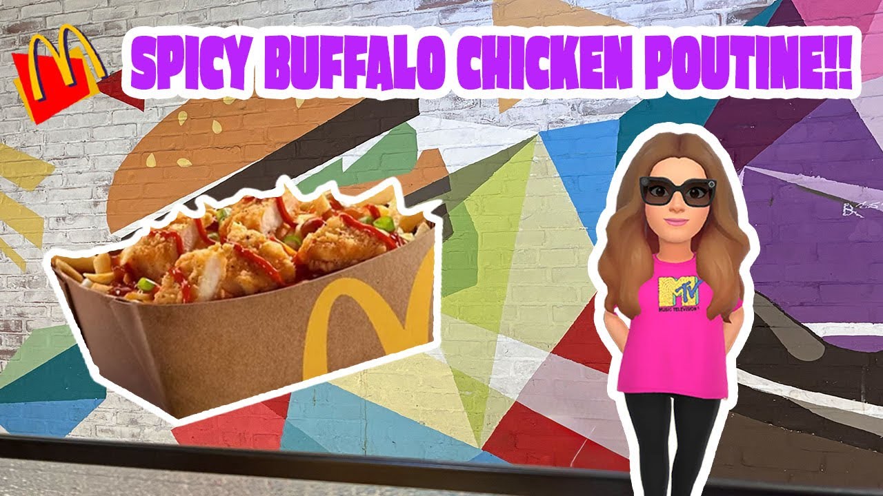 Trying McDonald’s NEW Spicy Buffalo Chicken Poutine! 🧀🍟🔥 - YouTube