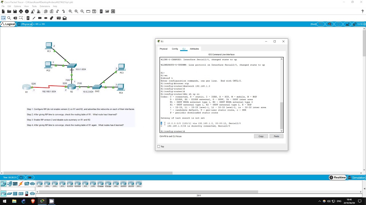 FREE CCNA Lab 027: RIP (Part 1) - YouTube