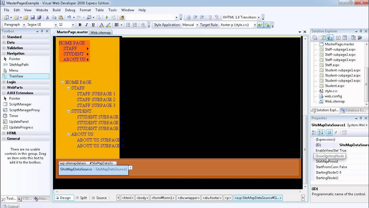 39 - ASP.NET TreeView Control - YouTube