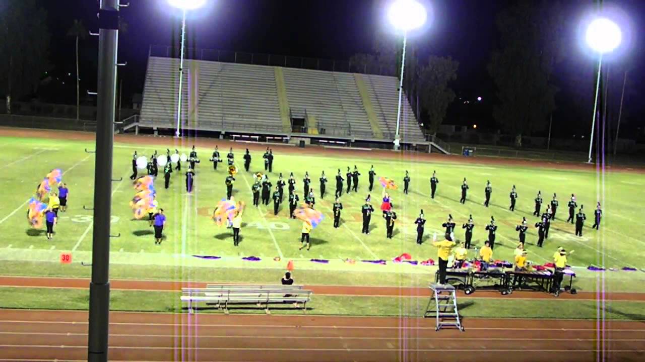 Sunnyslope High School Marching Band clip 2 GUHSD Exhibition at GCC ...