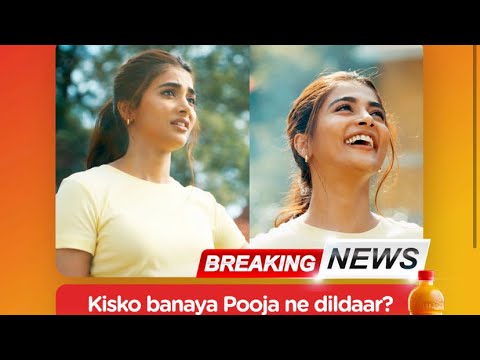 Pooja Hegde the energetic actress and Amitabh Bachchan for ad mango🥭 ...