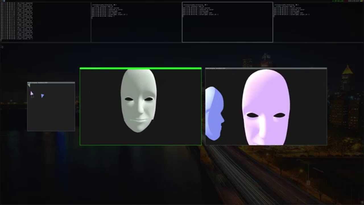 Client-side prediction and entity interpolation, opengl version - YouTube