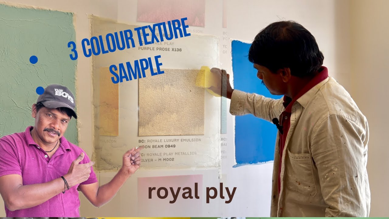 ||royale ply sample|| crinkle design, colour wash design, three wall s ...