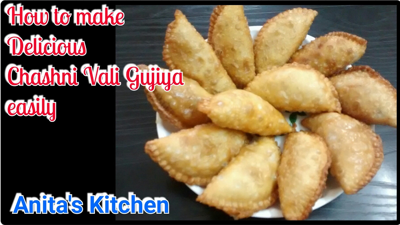 Holi special recipe | Chashni vali gujiya | How to make chashni vali ...