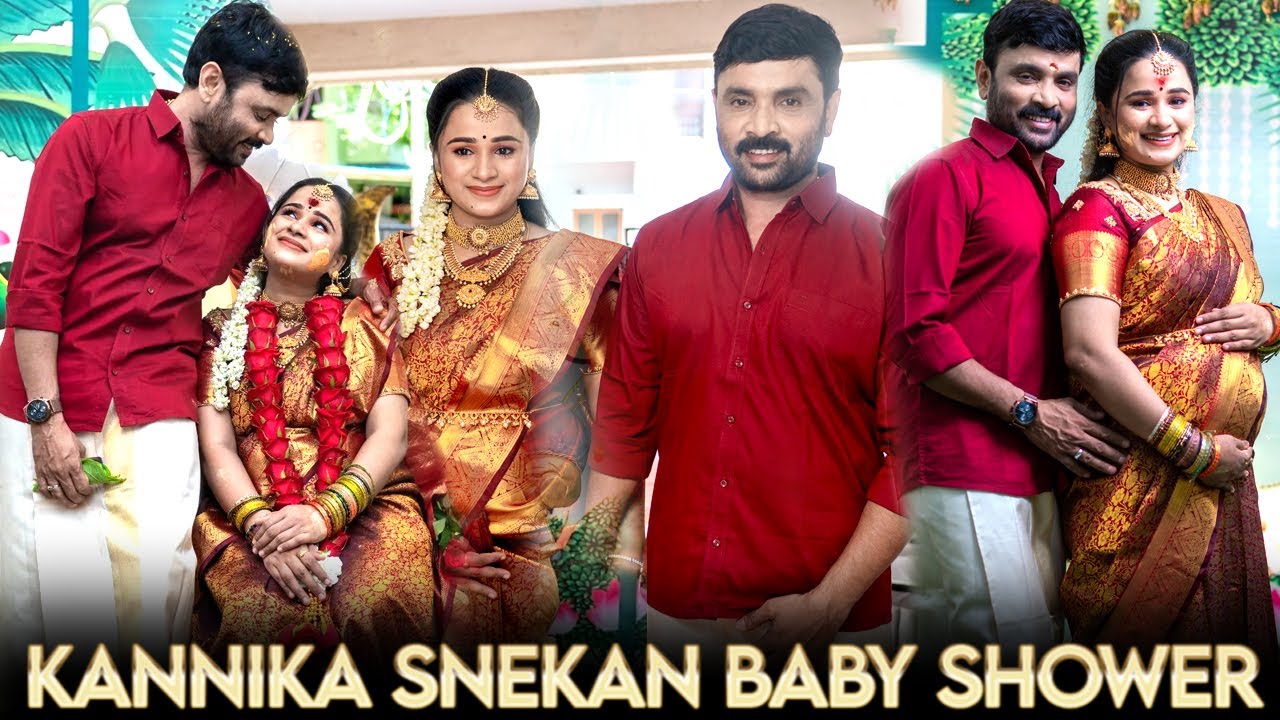 Kanika Snehan Baby Shower Function 🥰 1st Baby Celebration Of Tamil ...