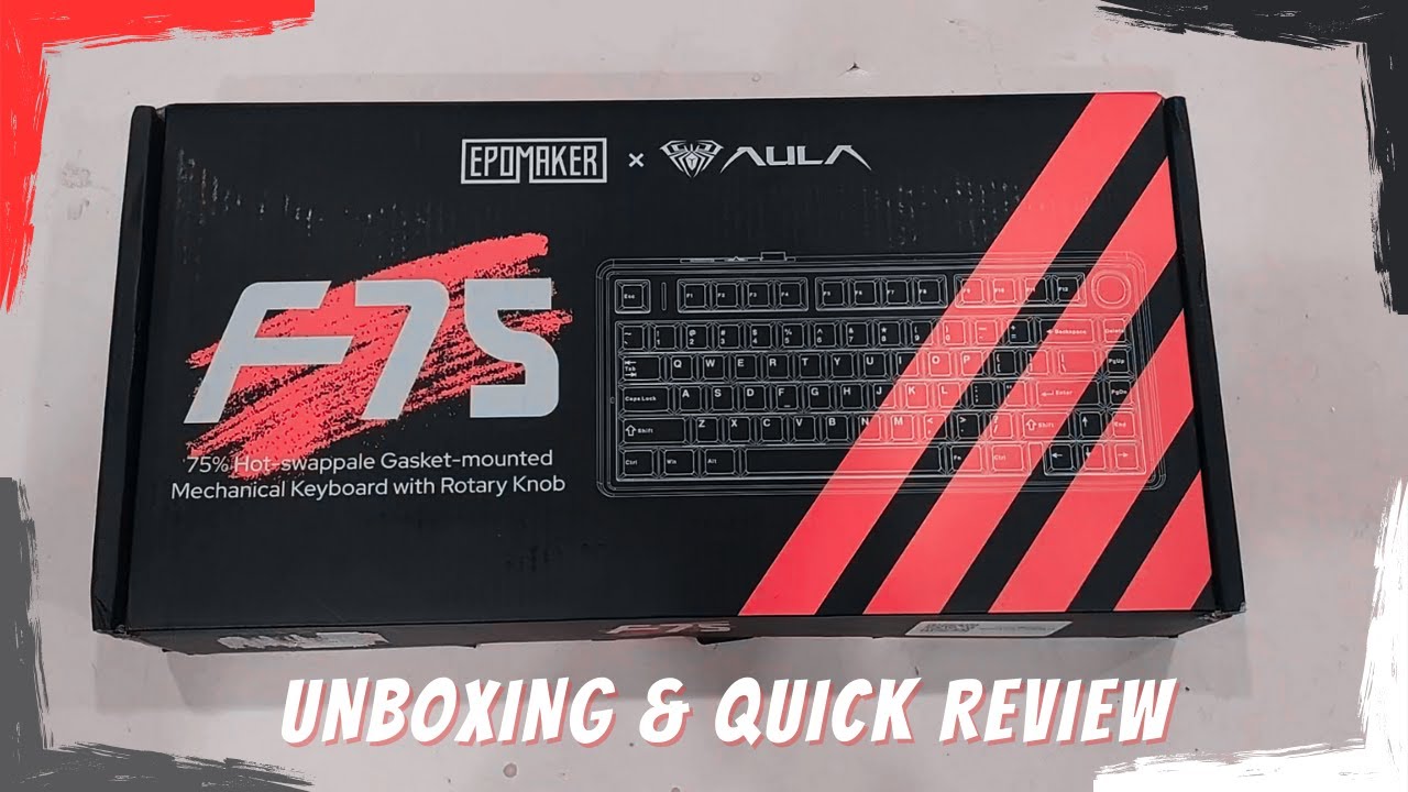 The BEST 75% Side-Engraved Keycaps Keyboard for 2025! | Epomaker x Aula ...