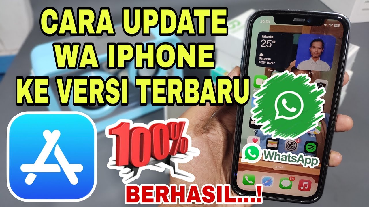 Cara Update WhatsApp Di Hp IPhone Ke Versi Terbaru || Update WA IOS ...