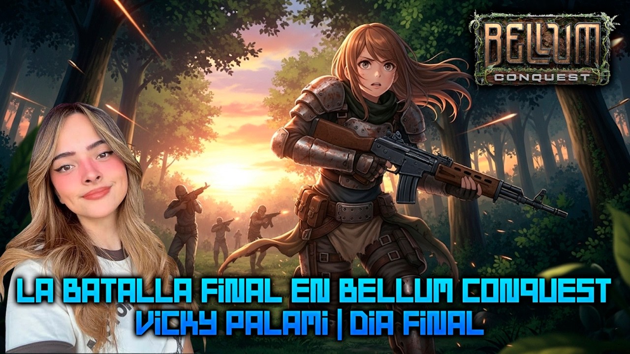La BATALLA FINAL en BELLUM CONQUEST | Vicky Palami | Día final 🤯😱 - YouTube