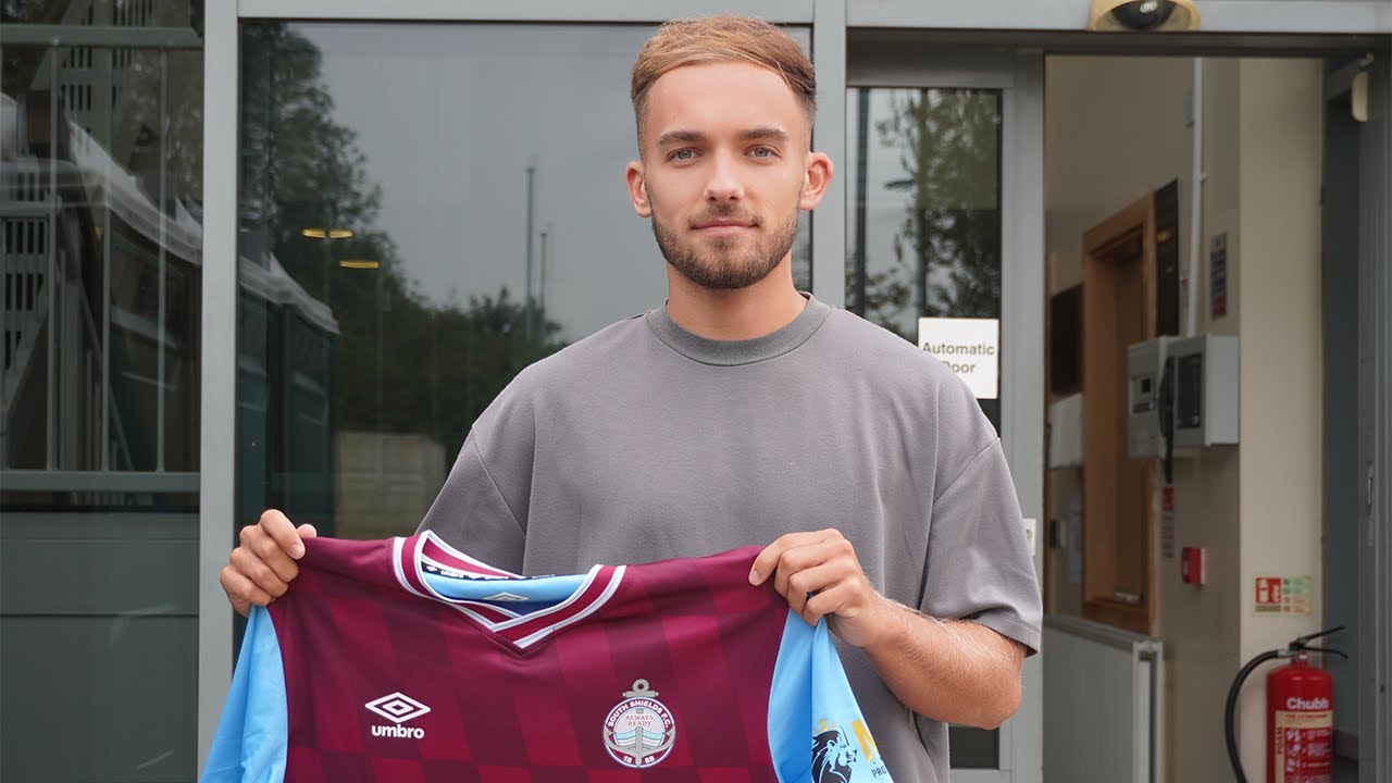 Todd Alcock signs for South Shields FC - YouTube