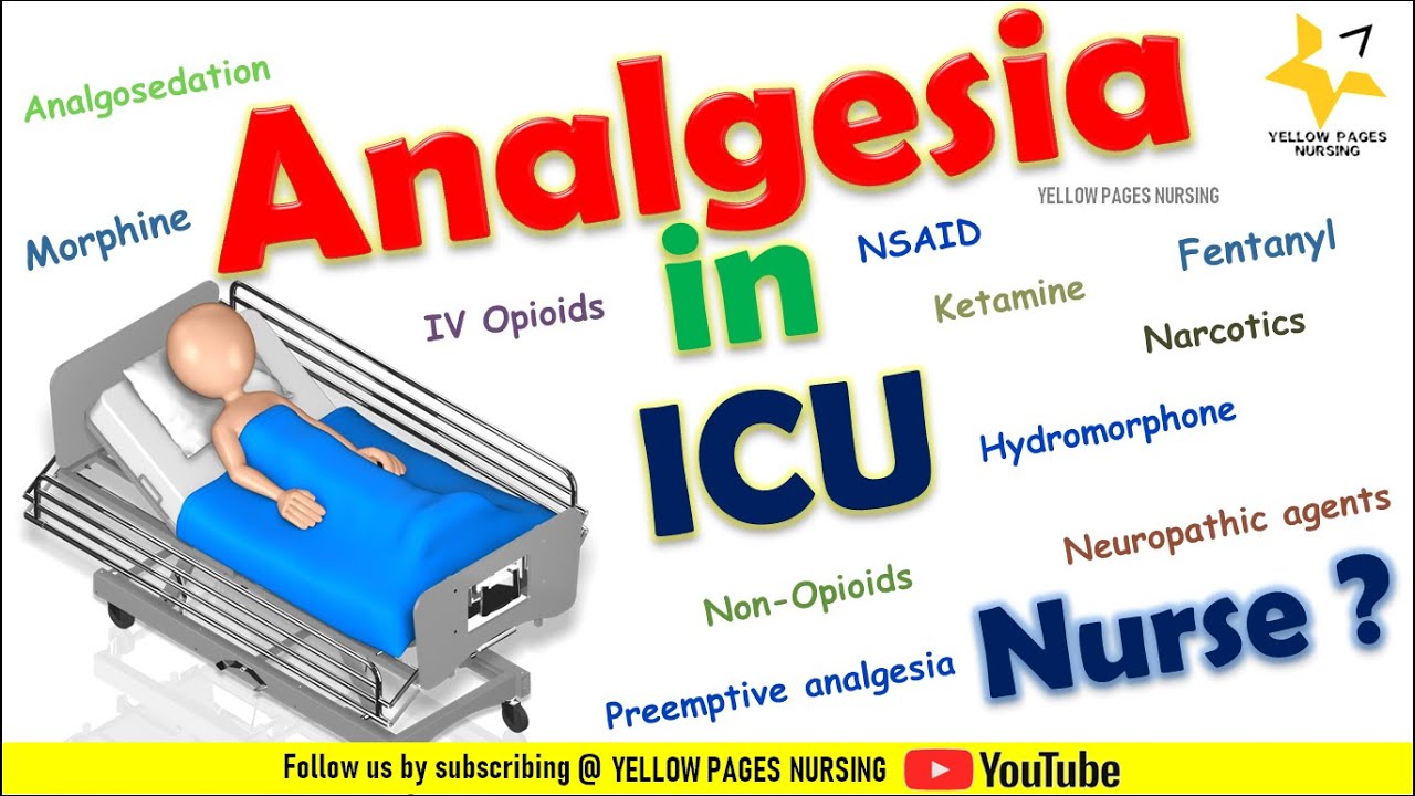 Analgesic in ICU | Analgesia in intensive care - YouTube