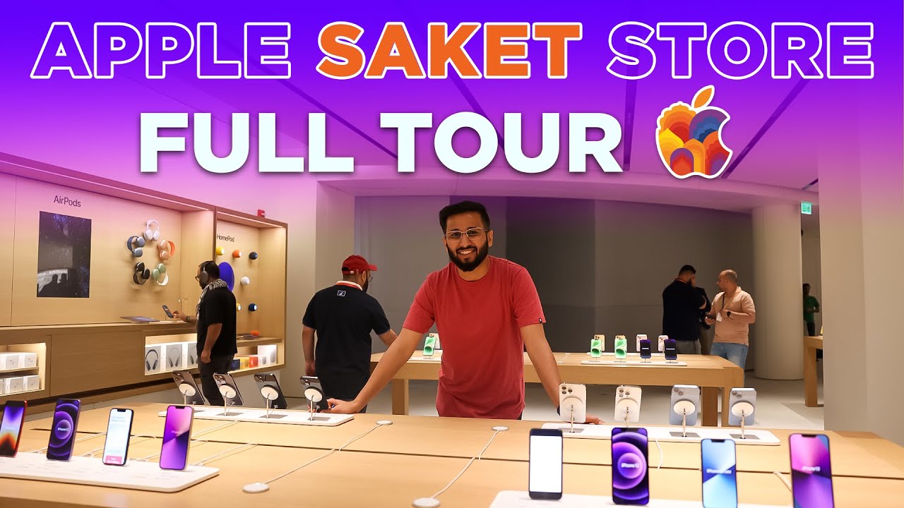 Apple Saket FULL Tour: Inside's Apple's first store in Delhi ⚡ - YouTube