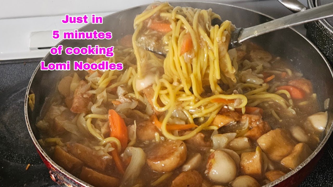 How to cook lomi noodles/ Batangas lomi /lomi noodles @canpinoy365 ...