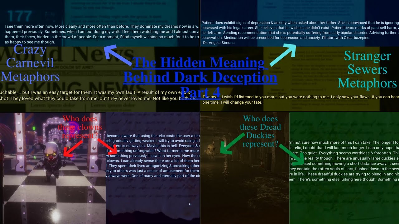 All Metaphors In Dark Deception Chapter 3 (The Hidden Meaning Behind ...