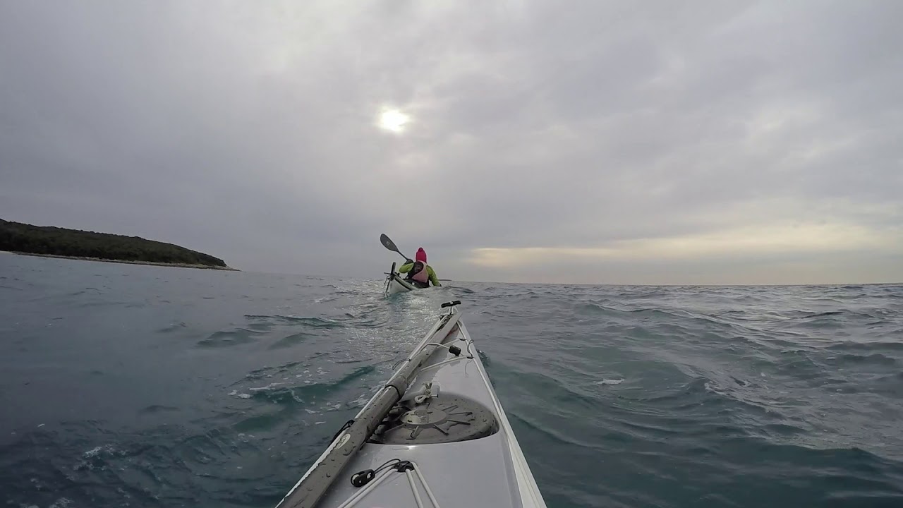 Take me away ... Sea kayaking from Rovinj to Barbariga (Croatia, Januar ...