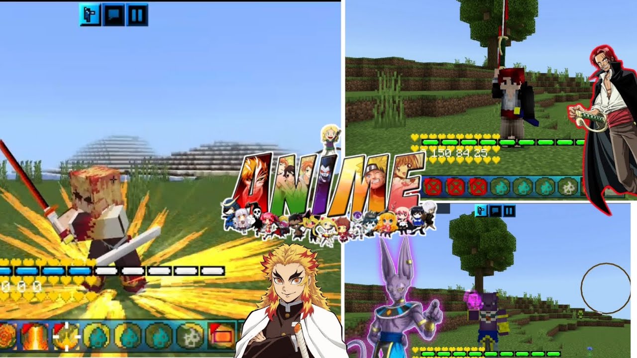 Minecraft Anime Battle Arena/Mod for Minecraft Pe|One anime v2(1.20 ...