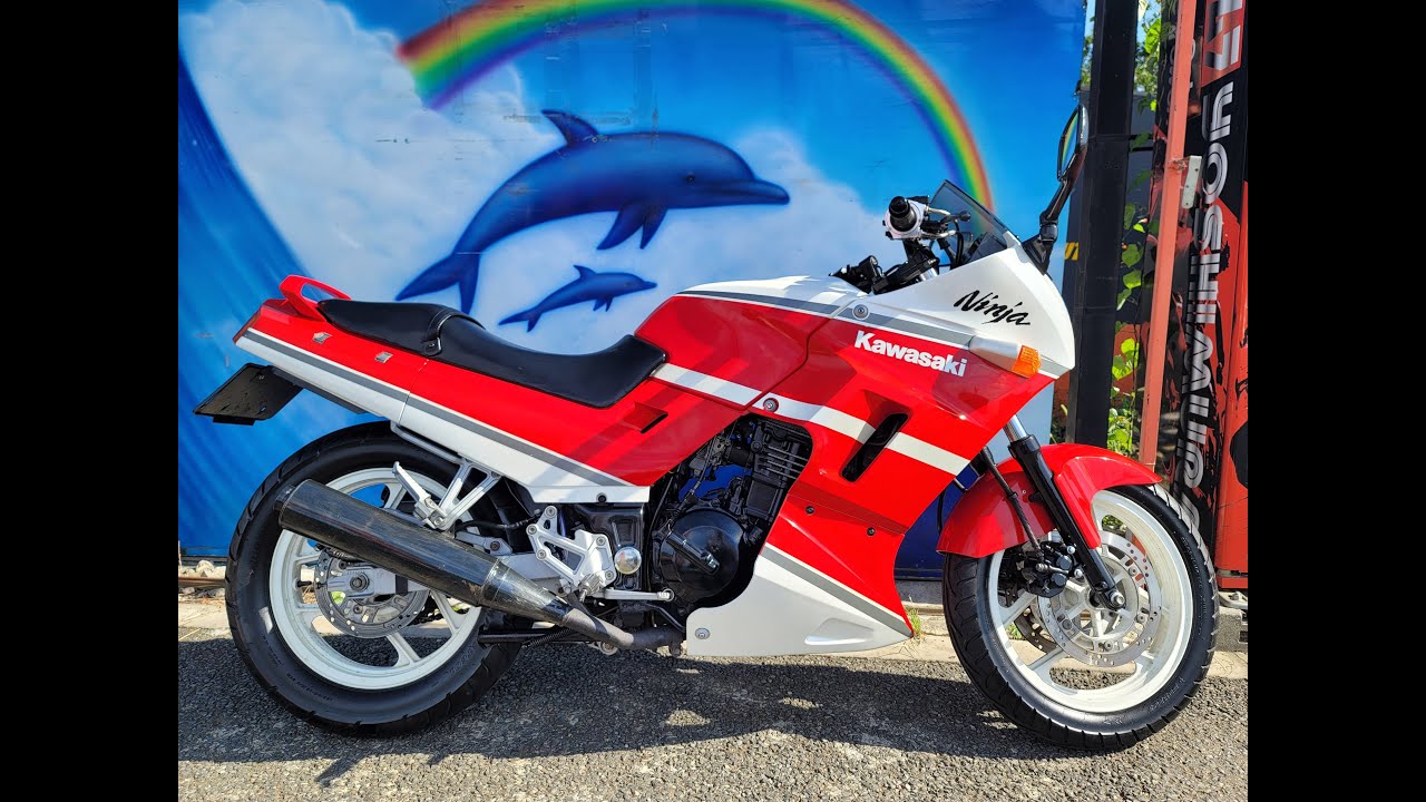 カワサキ GPX250R2 EX250E 1988年式 ノーマル エンジン始動 空ぶかし 排気音 エンジン音 エキゾーストサウンド - YouTube