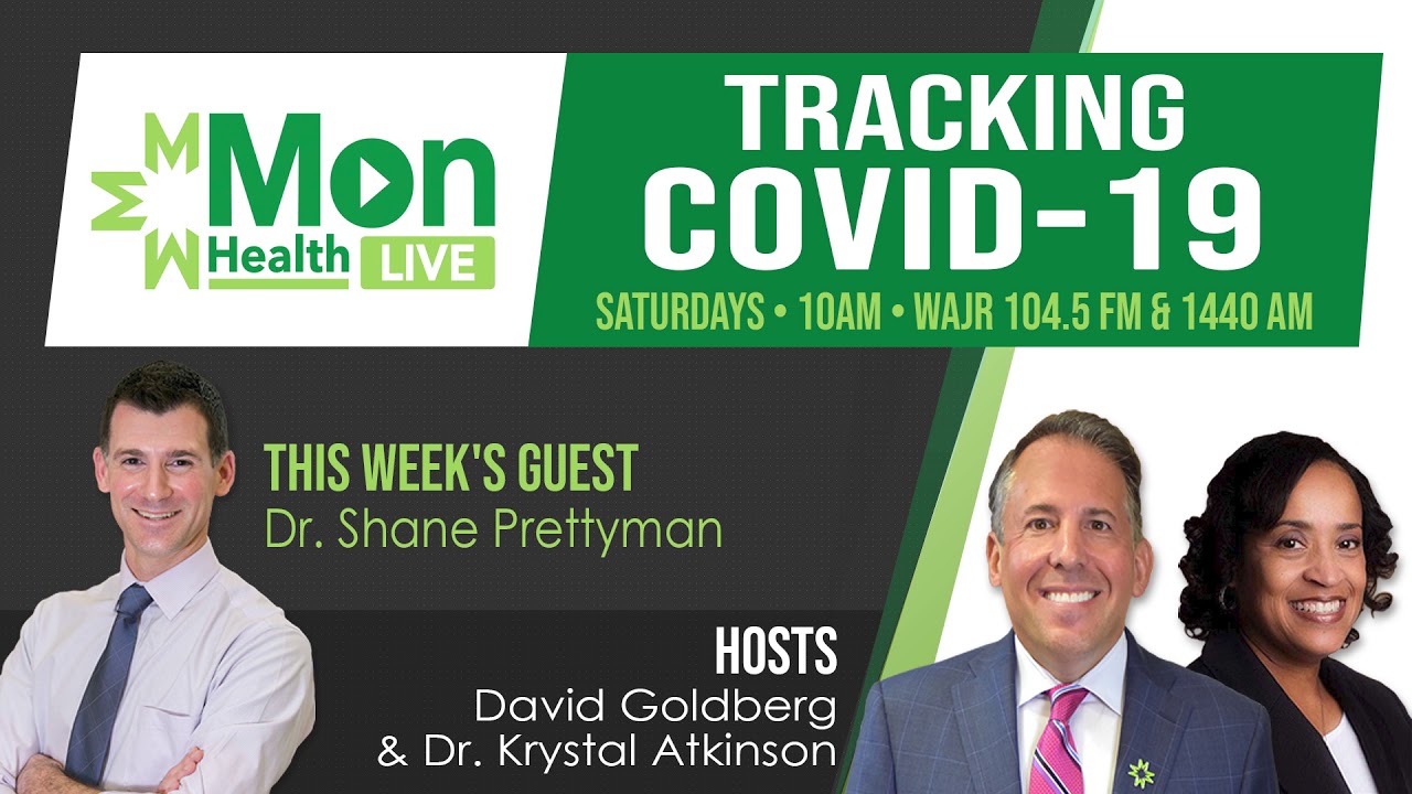 Mon Health LIVE- Tracking COVID-19 with special guest Dr. Shane ...