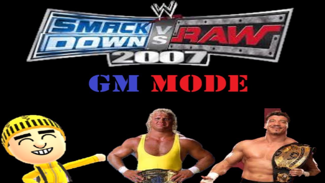 WWE GM Mode but I can only draft legends Part 1 (WWE SVR 2007) - YouTube