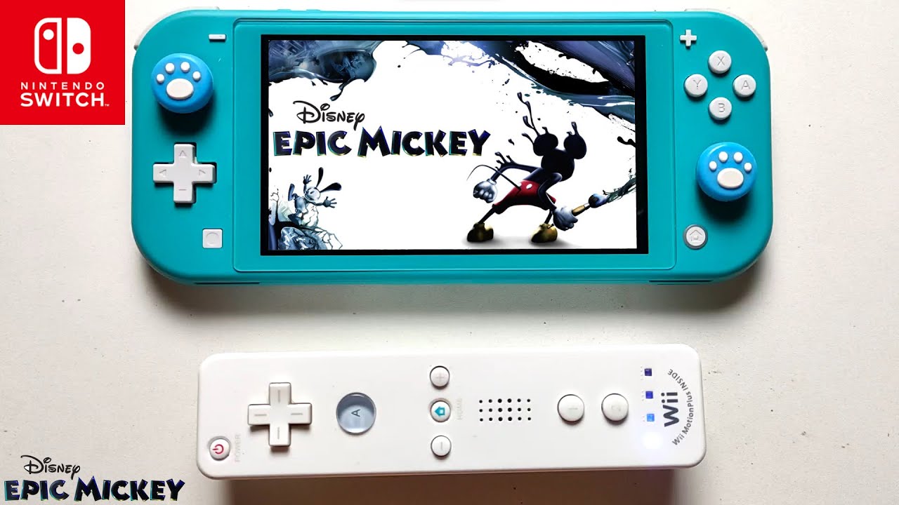 Disney Epic Mickey On Nintendo Switch Lite - YouTube