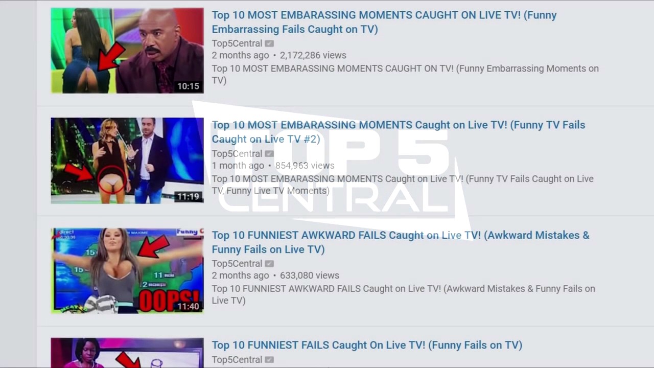 Funny tv fails - YouTube