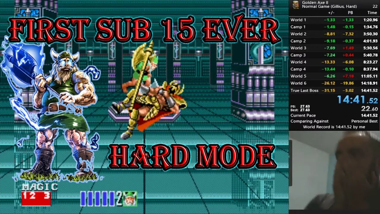 Golden Axe 2 WR (HARD - Gillius - IGT 14:41) - YouTube
