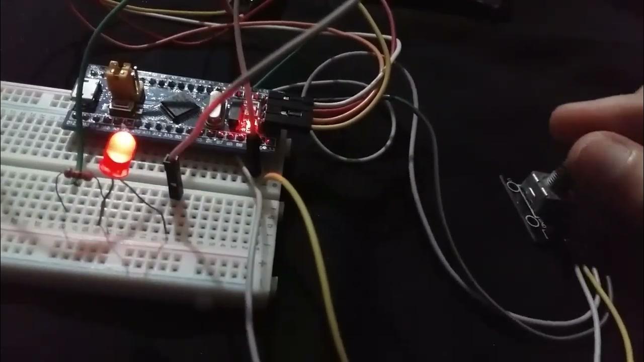 (Demo) STM32 Blue Pill with Rotary Encoder to control LED Brightness ...