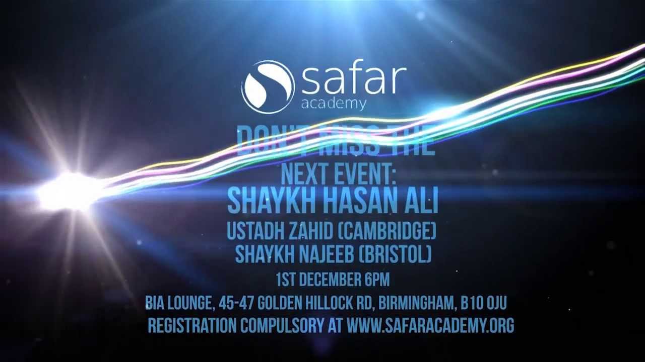 Safar Academy - Easy Path to Jannah - Birmingham - YouTube