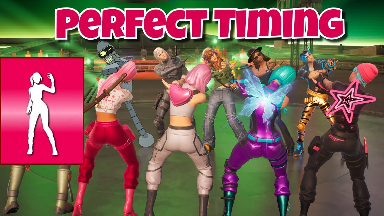 Fortnite Perfect Timing - Challenge Emote (Tyla - Truth Or Dare) - YouTube