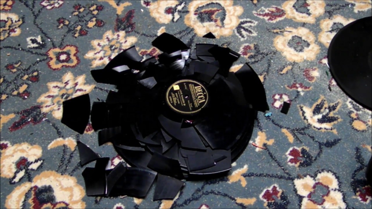78 RPM Records Destruction! - YouTube