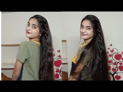 Trendy 😍pilates hairstyle video/ Open hair hairstyle/ simple daily use ...