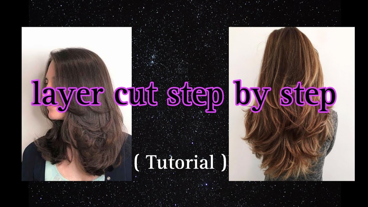 Layer cut 💇‍♀️ || Step by step || Tutorial || Haircut #stepbystep # ...