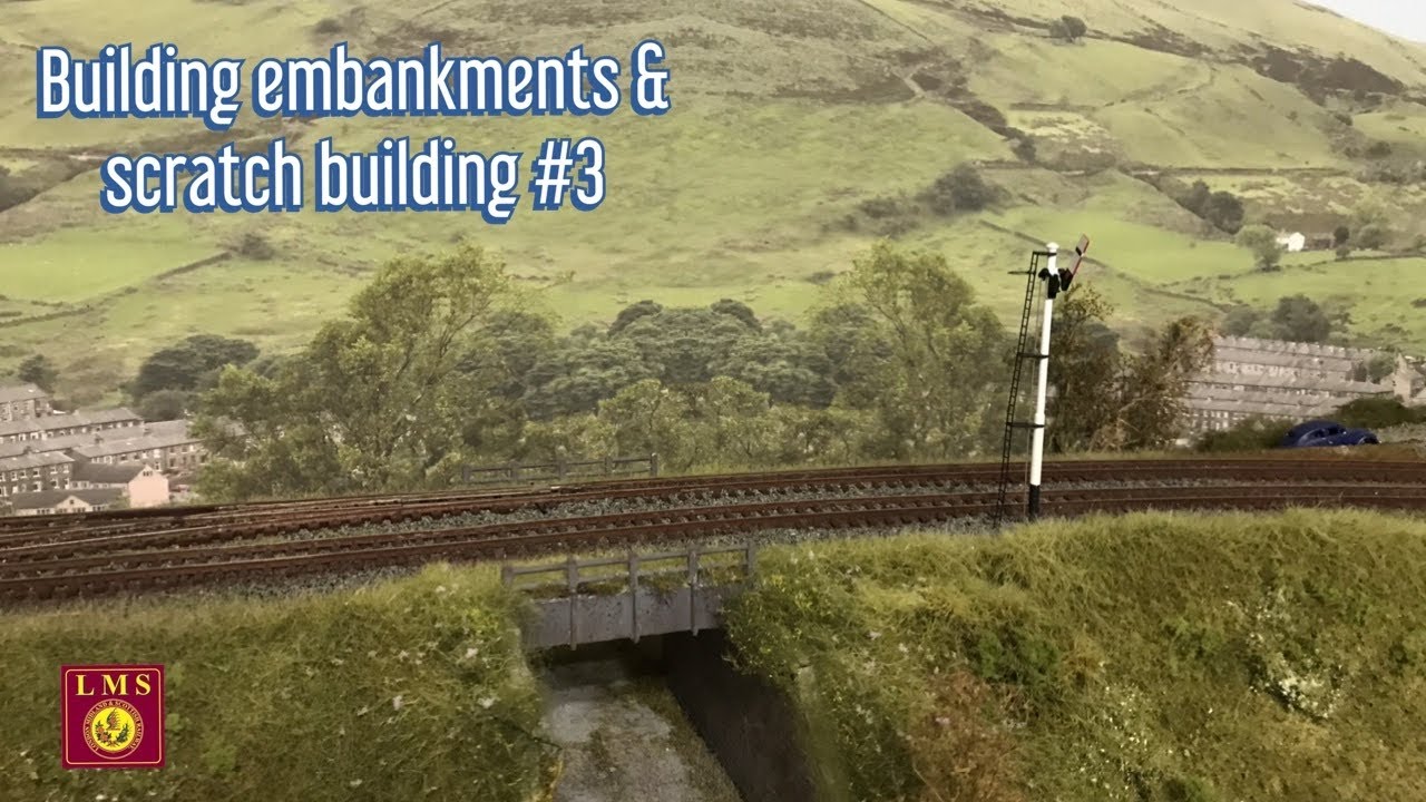 How to build realistic embankments and scratch building model railway ...