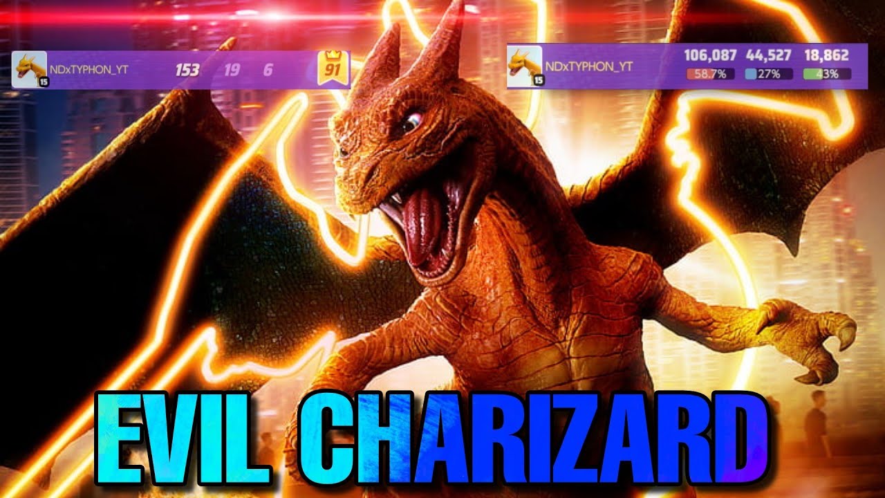 😈 EVIL CHARIZARD 😈 | 19 KILLS IN JUST 5 MINUTES 🔥🔥 | POKEMON UNITE ...