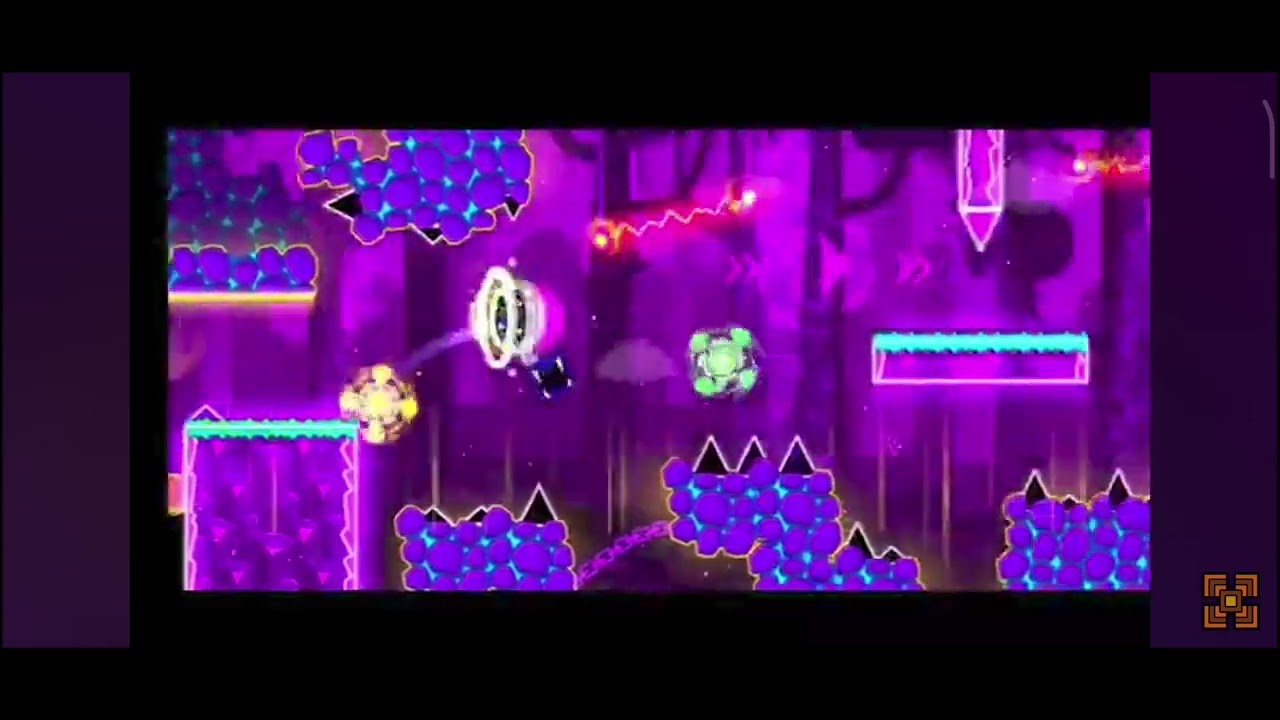 geometry dash deluxe level 7 outubreaker - YouTube