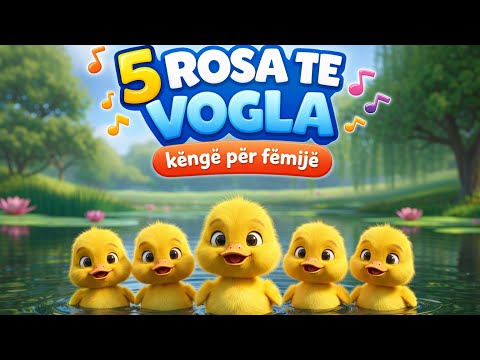 5 rosa të vogla -këngë për fëmijë | Nursery rhymes 