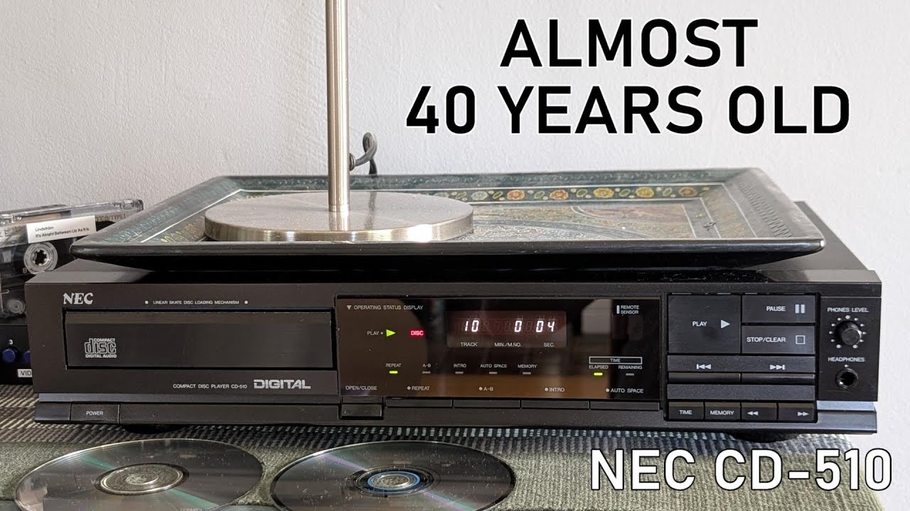 Fixing up a grimey old CD player (NEC CD-510) - YouTube
