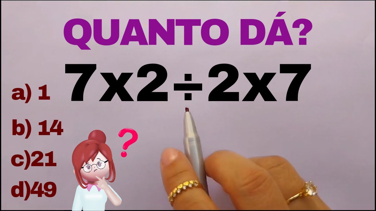 7x 2 ÷ 2x 7= Você Consegue Resolver essa Questão? #matemática - YouTube