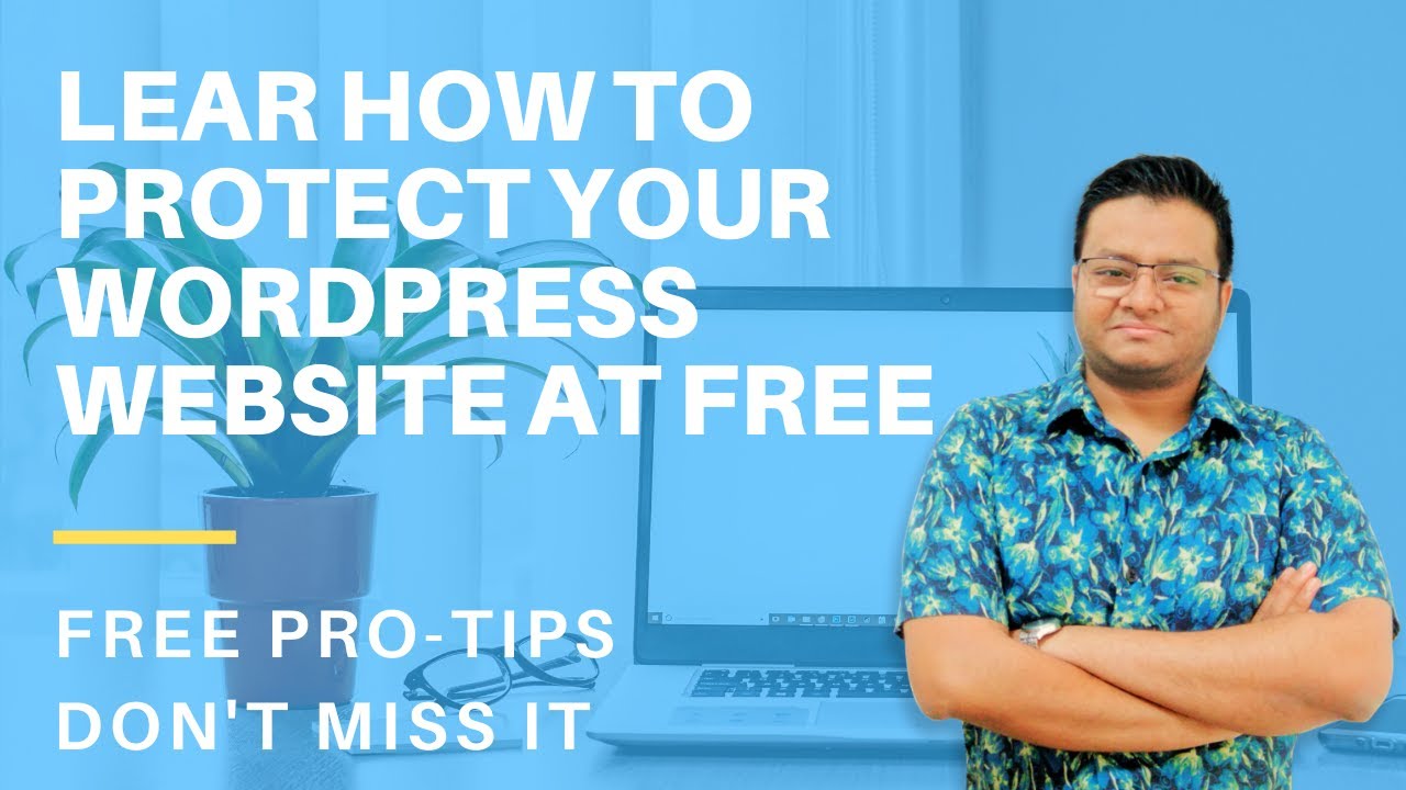 Learn How To Protect Your Wordpress website at free | eftc online - YouTube