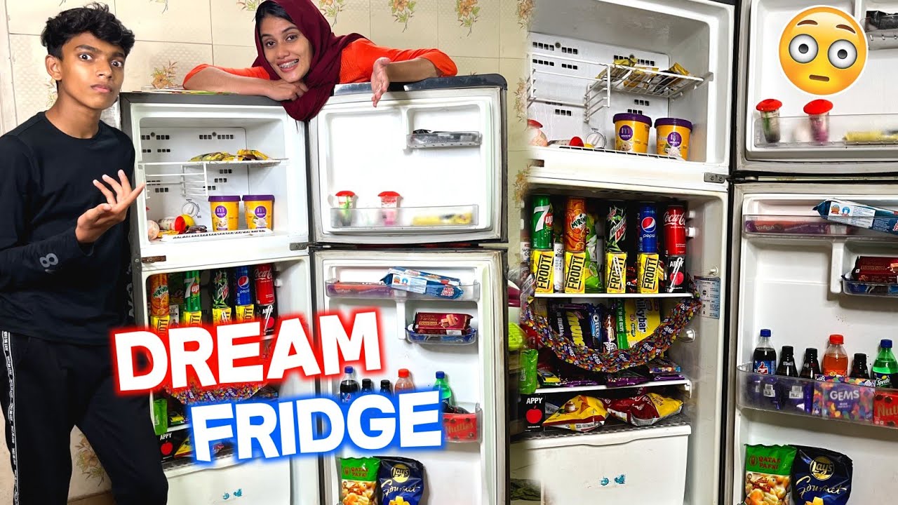 Surprising My brother With *DREAM FRIDGE*😍😱 ഒരു ലോഡ് Chocolates ഉം ...