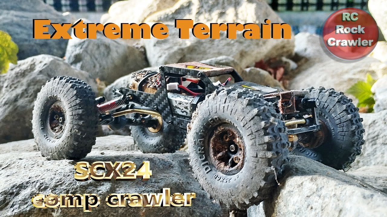 SCX24 Comp Crawler Not slow, but hard core! Testing new link setup # ...