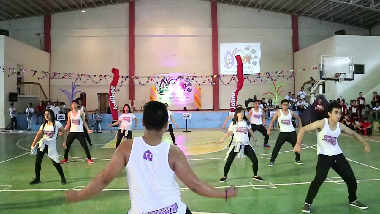 WU KONG SPORTS FESTIVAL 2016 ZUMBA DANCE COMPETITION VIOLET TEAM - YouTube